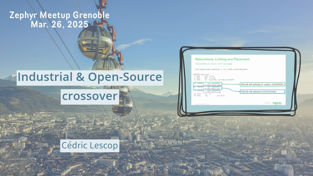 Industrial & Open-Source crossover – Cedric Lescop // Zephyr Meetup Grenoble Mar. 26, 2025 - YouTube