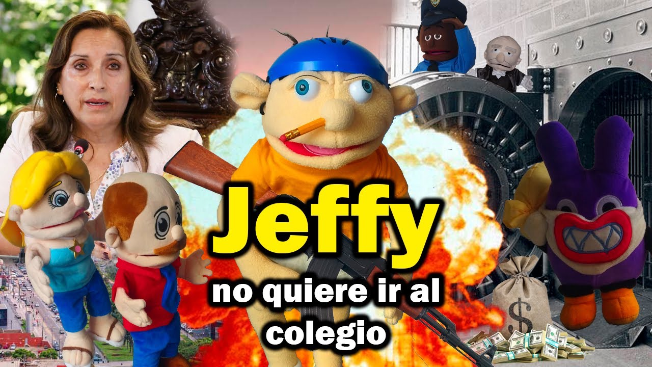 Jeffy español: Jeffy no quiere ir al colegio - YouTube