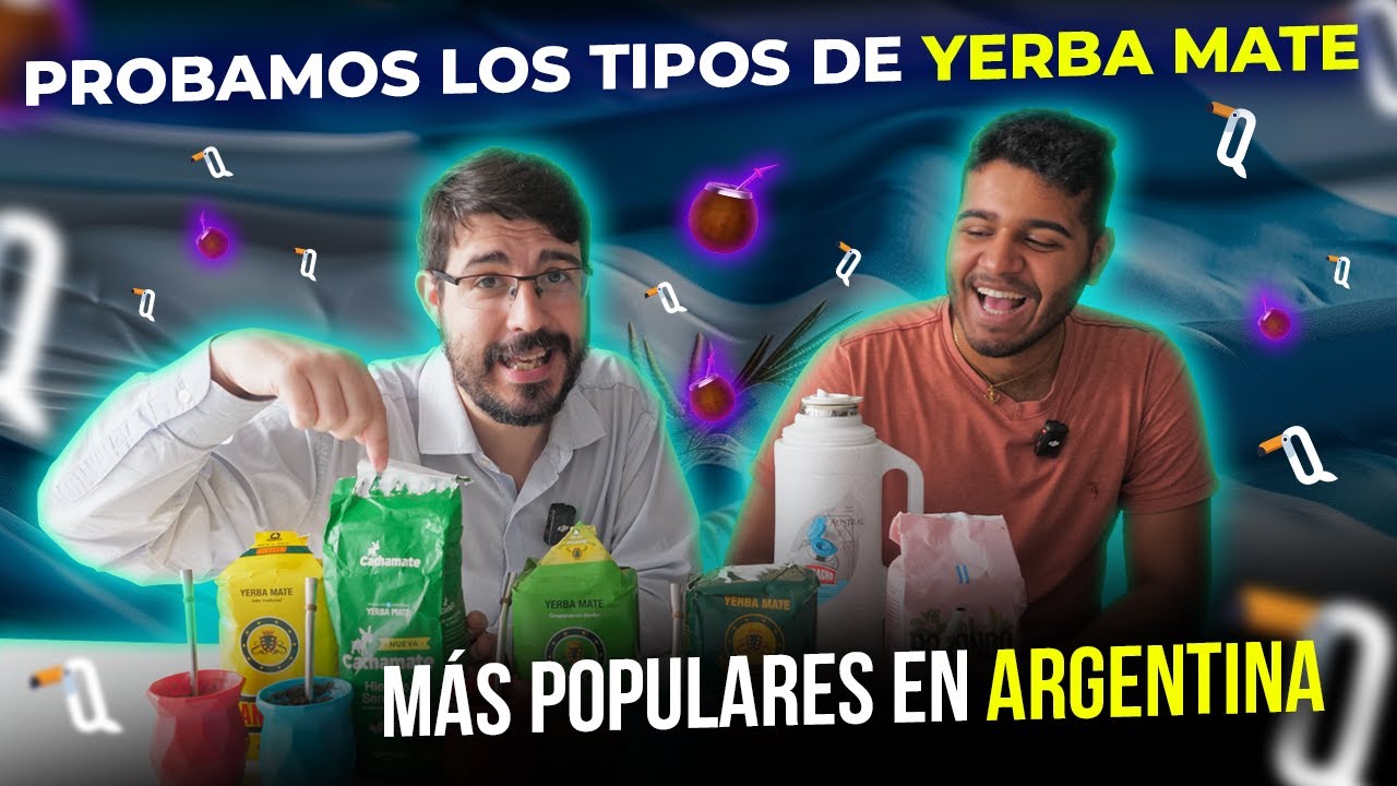 Probamos los tipos de YERBA MATE más populares en Argentina - YouTube