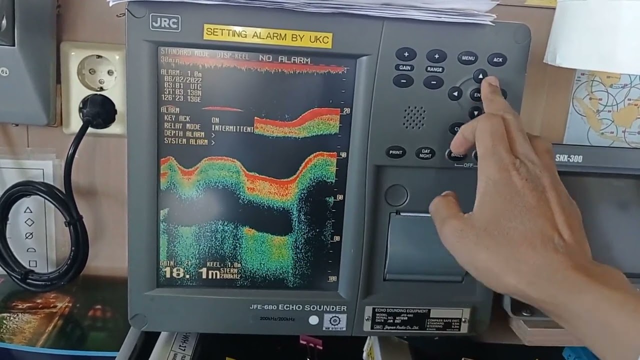 How to test Echo sounder alarm? - YouTube