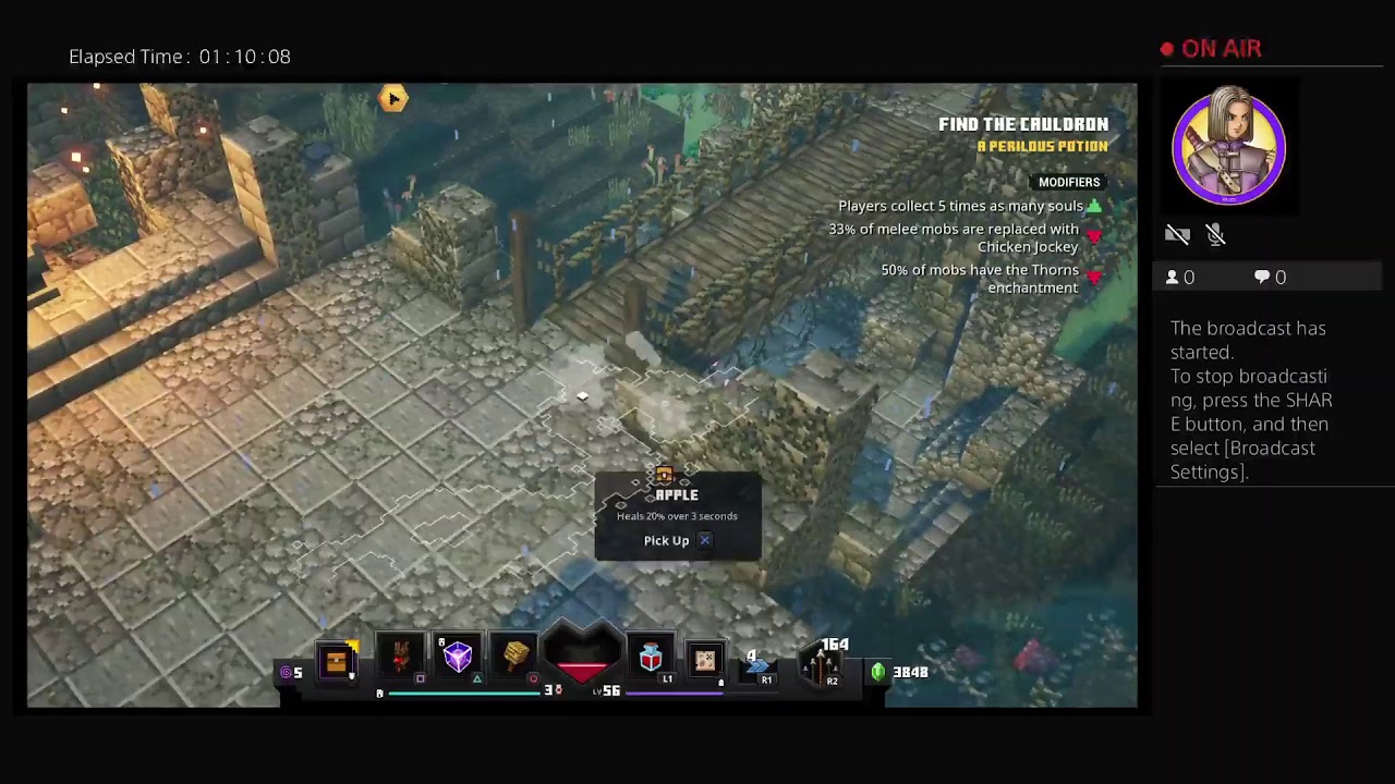 Minecraft dungeons: Quest for the Bee stinger - YouTube