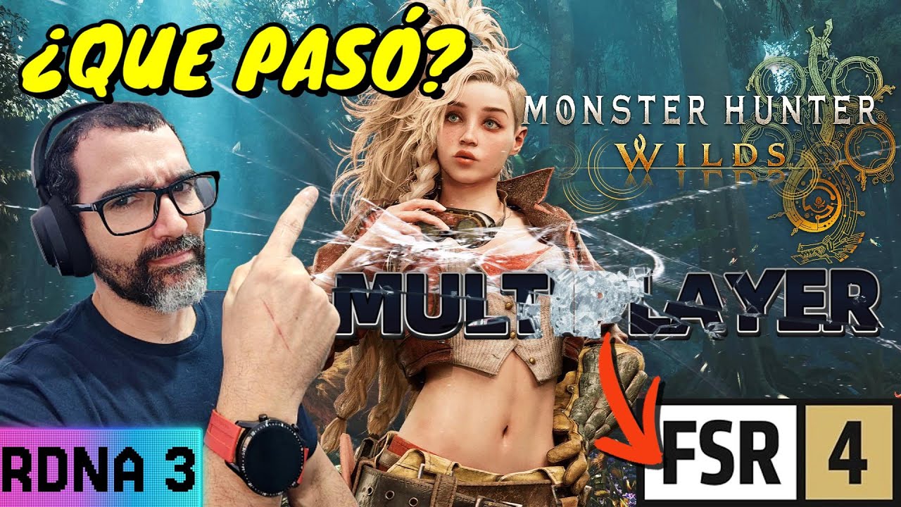 FSR 4 MOD en Monster Hunter Wilds Multiplayer - YouTube