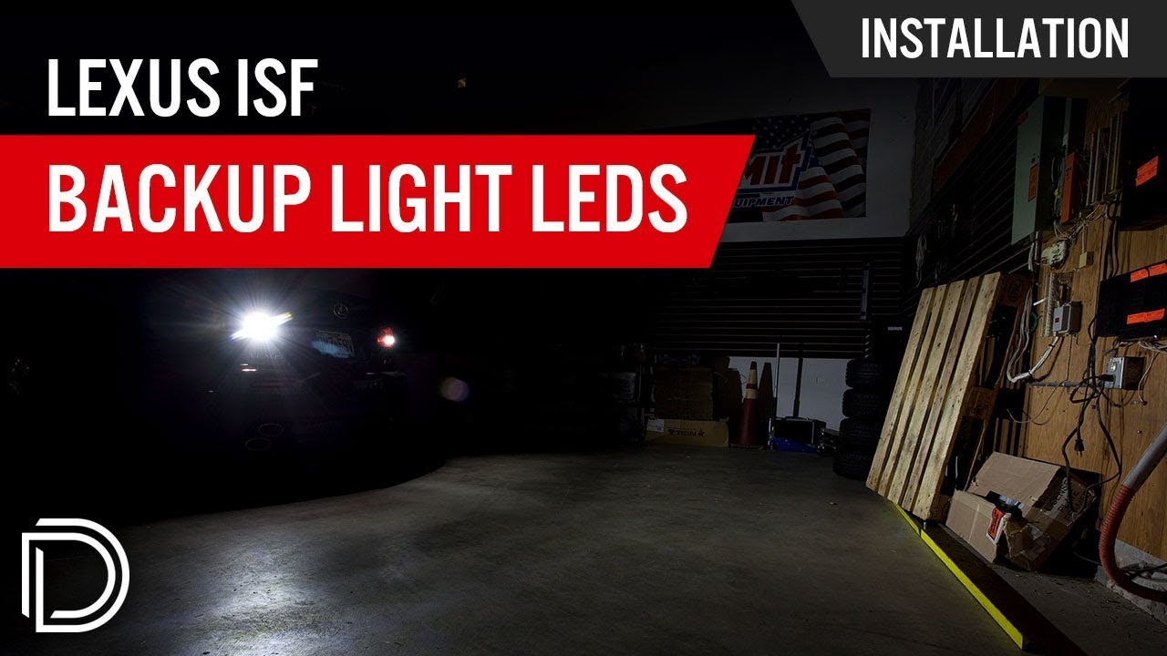 How to Install Lexus ISF Reverse Light LEDs - YouTube