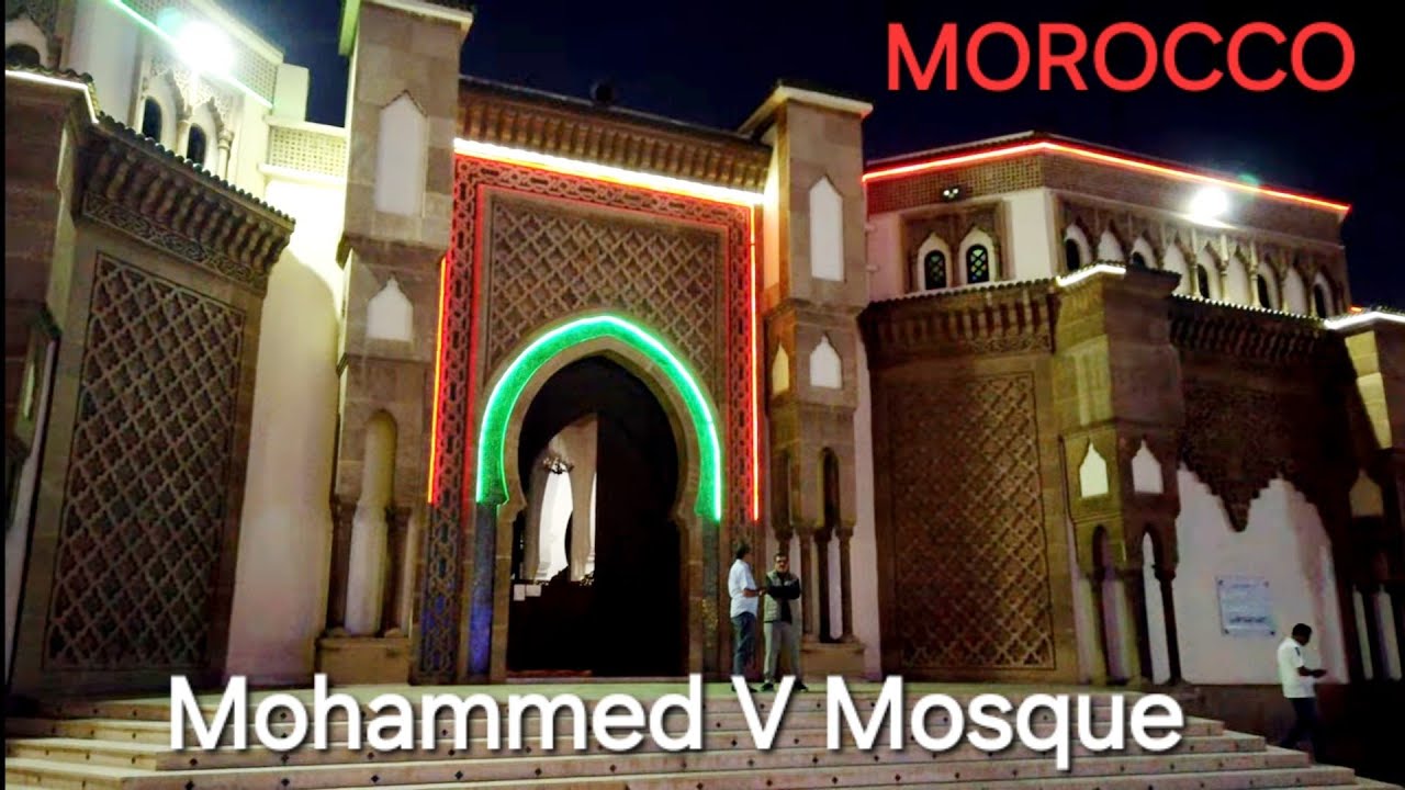 This Mosque in Agadir Is Stunning المغرب 🇲🇦 | Mohammed V Mosque - YouTube