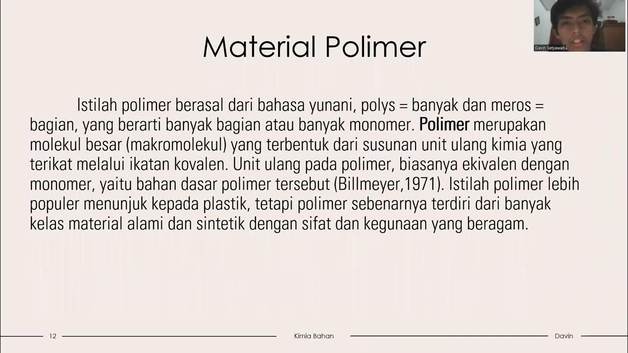 Penjelasan mengenai Material Teknik : Keramik, Polimer dan Komposit - YouTube