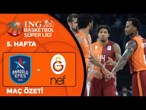 BSL 5. Hafta Özet | Anadolu Efes 85-92 Galatasaray Nef