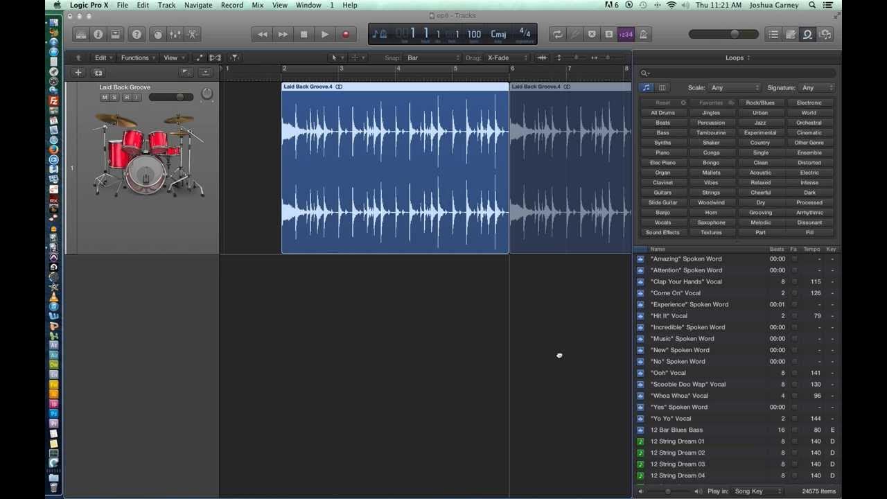 Logic Pro X - Video Tutorial 08 - Create Your Own Apple Loops - YouTube