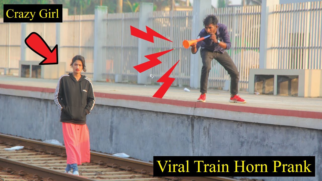Update Viral Train Horn Prank 2021 || Best Of Train Horn Prank Reaction ...