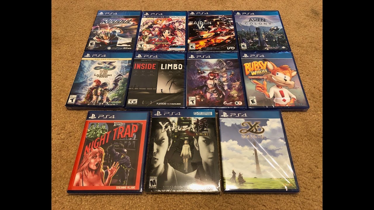 Video Game Pickups - September/October 2017 - YouTube