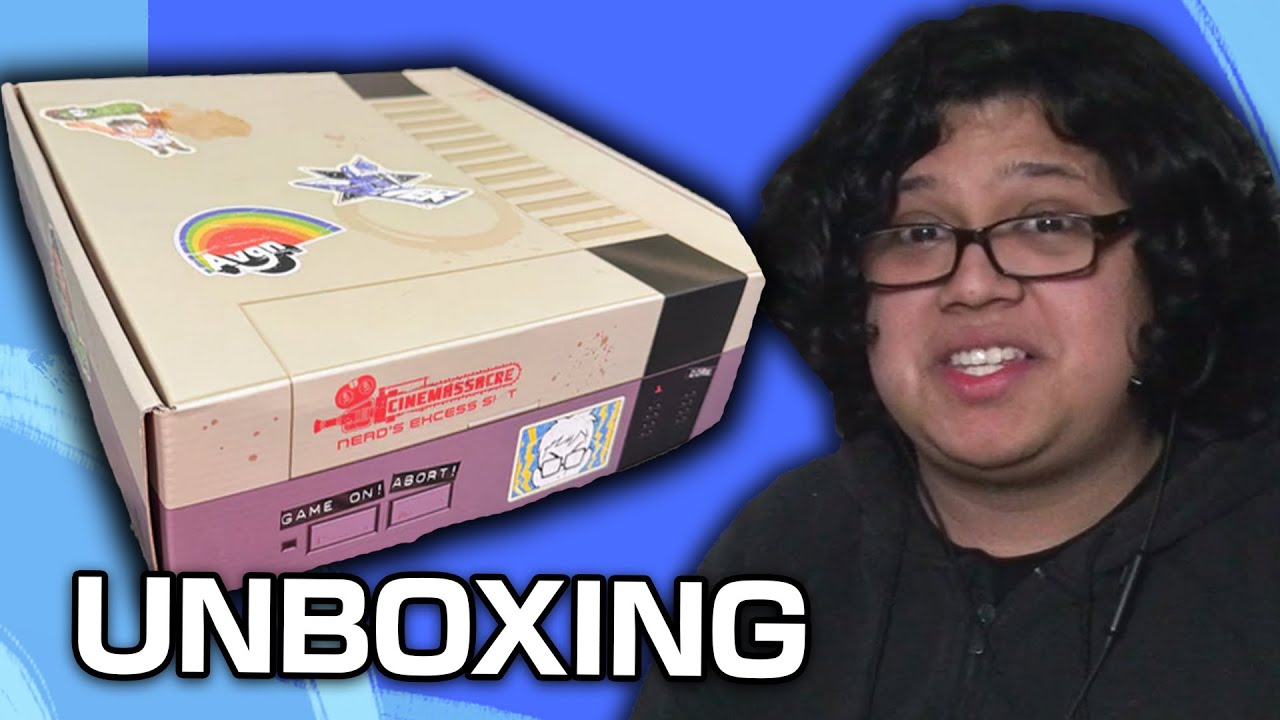 AVGN Mystery Box (Nerd's Excess Shit) Unboxing - YouTube