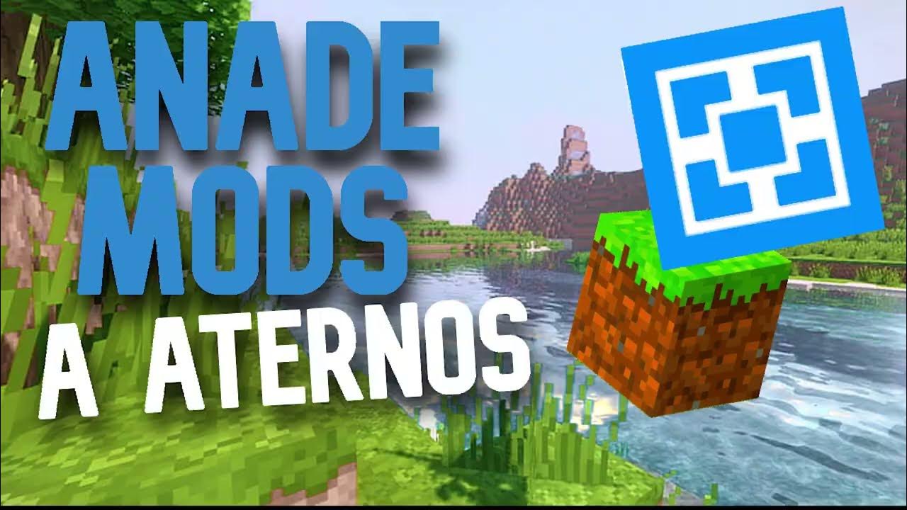 COMO AÑADIR MODS A TU SERVER DE ATERNOS Y JUGAR CON AMIGOS TLAUNCHER ...