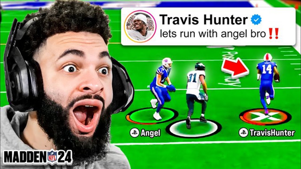 I ASSEMBLED THE BEST MADDEN 3V3 TEAM EVER... ANGEL, TRAVIS HUNTER, AND ...