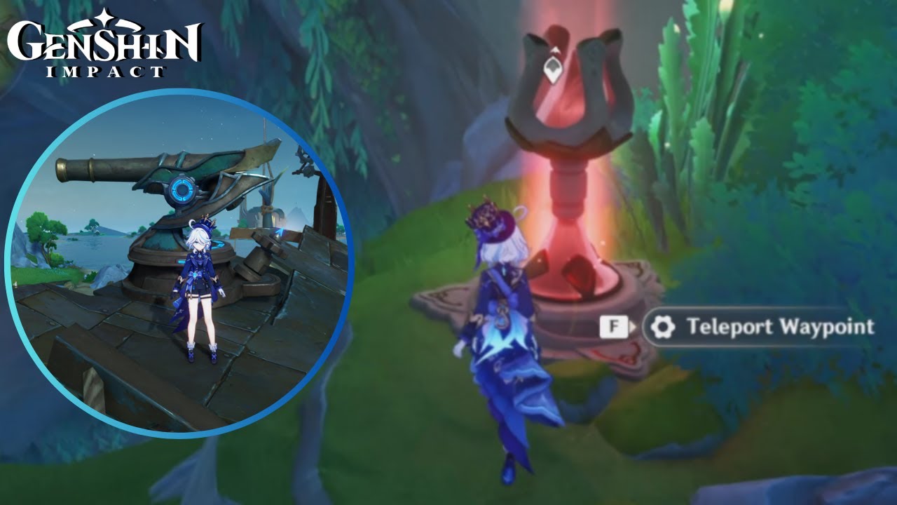 Hidden Teleport Waypoint - Fontaine - Genshin Impact 4.2 #Genshinimpact ...