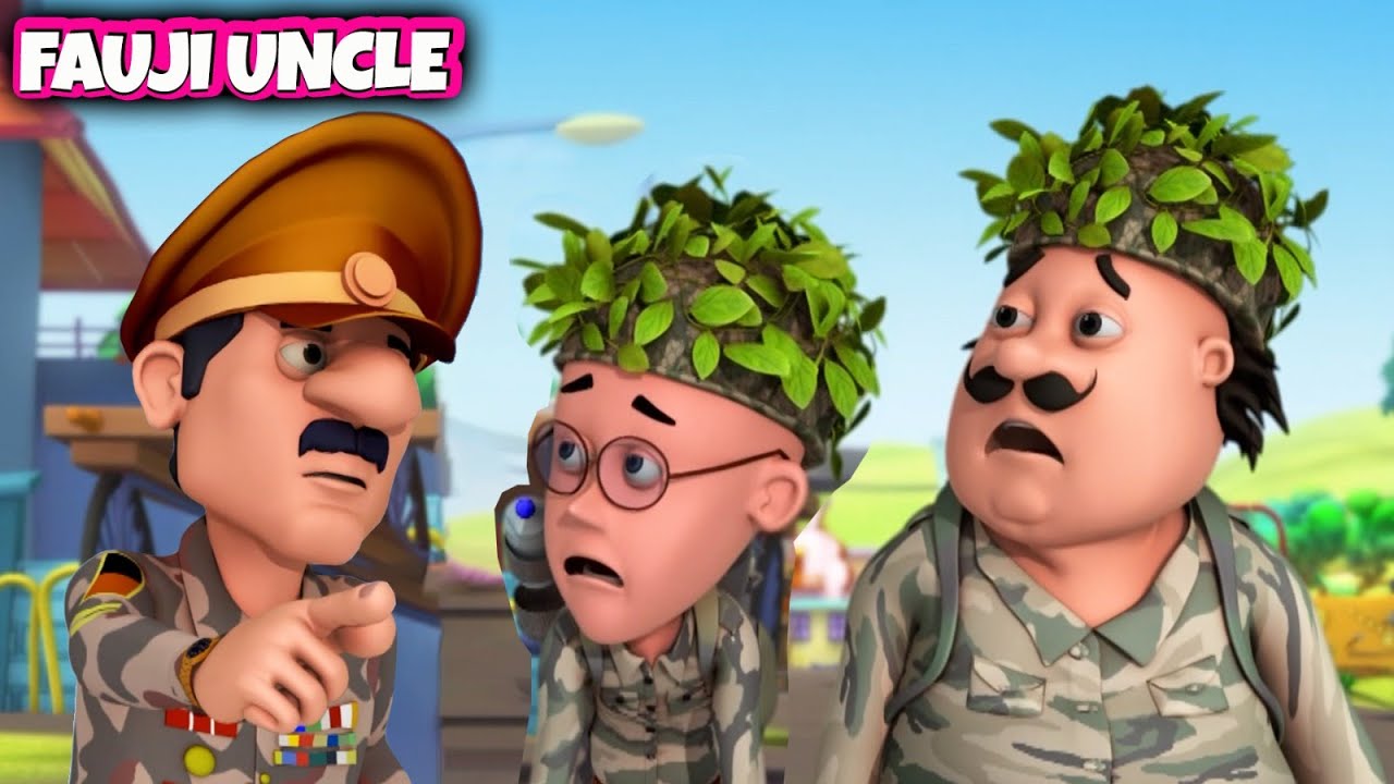 #motupatlu Cartoon | Fauji Uncle | Kids Only - YouTube