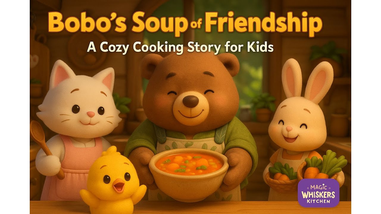 Bobo’s Soup of Friendship 🍲 | A Cozy Cooking Story for Kids | Magic ...