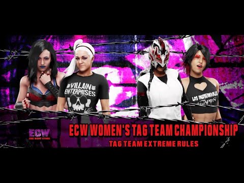 Bayley Enterprises vs. Los Ingobernables de Japòn for the ECW Women's Tag Team Championships