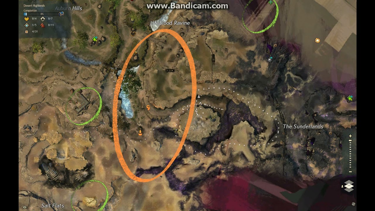 Guild Wars 2 - Guardian - Gather Vlast's crystals - Desert Highlands ...