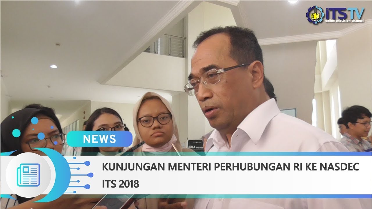 Kunjungan Menteri Perhubungan RI ke NASDEC ITS - YouTube
