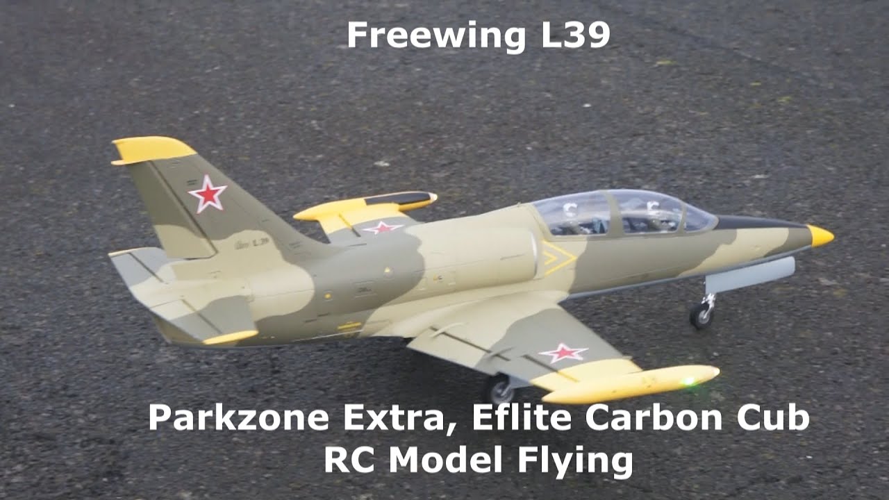 Parkzone Extra 300, Freewing L39 and Eflite Carbon Cub, RC Model flying ...