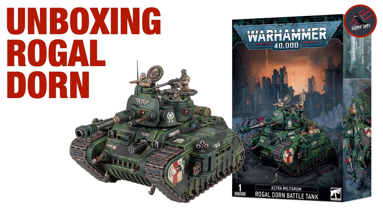 ROGAL DORN UNBOXING - Best Tank Yet? See The Contents & Built Model ...