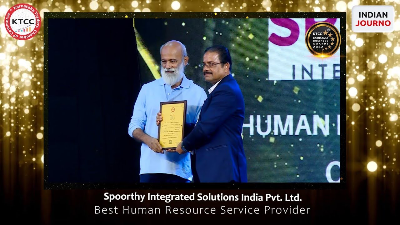 Spoorthy Integrated Solutions India Pvt. Ltd. received KB Awards for ...