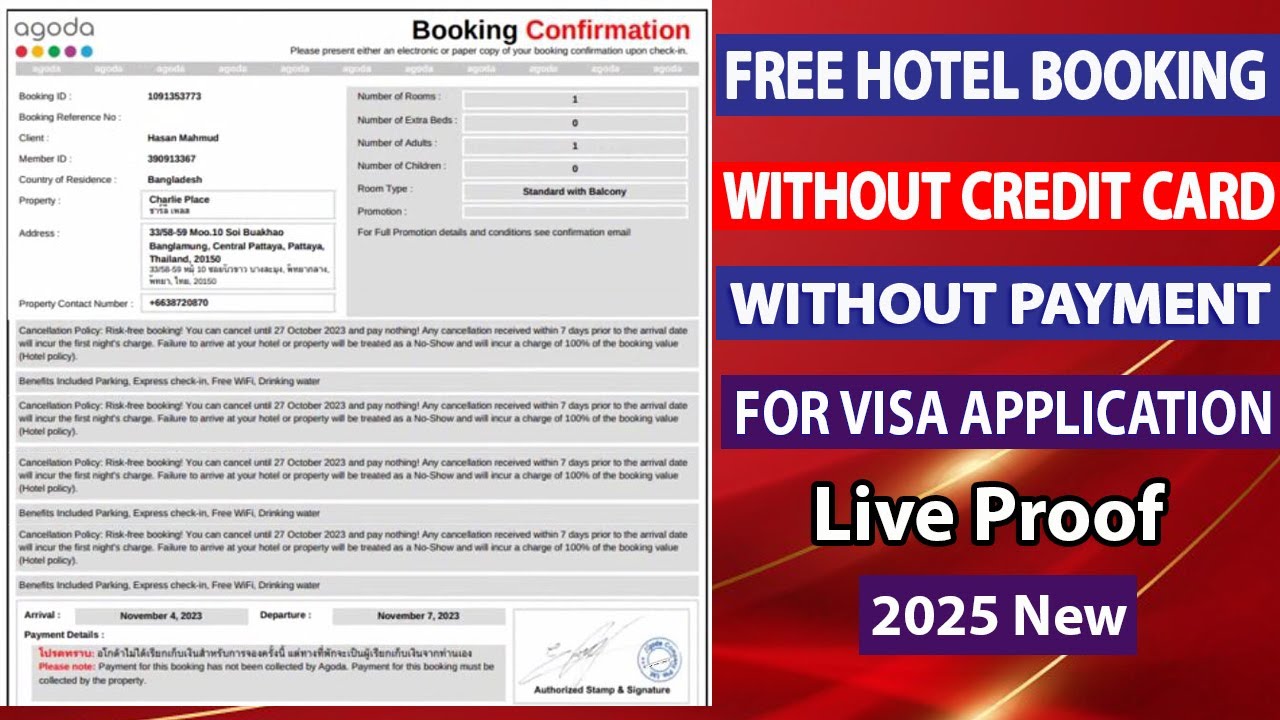 Free Hotel Booking Without Credit Card | Booking Hotel Without Payment ...