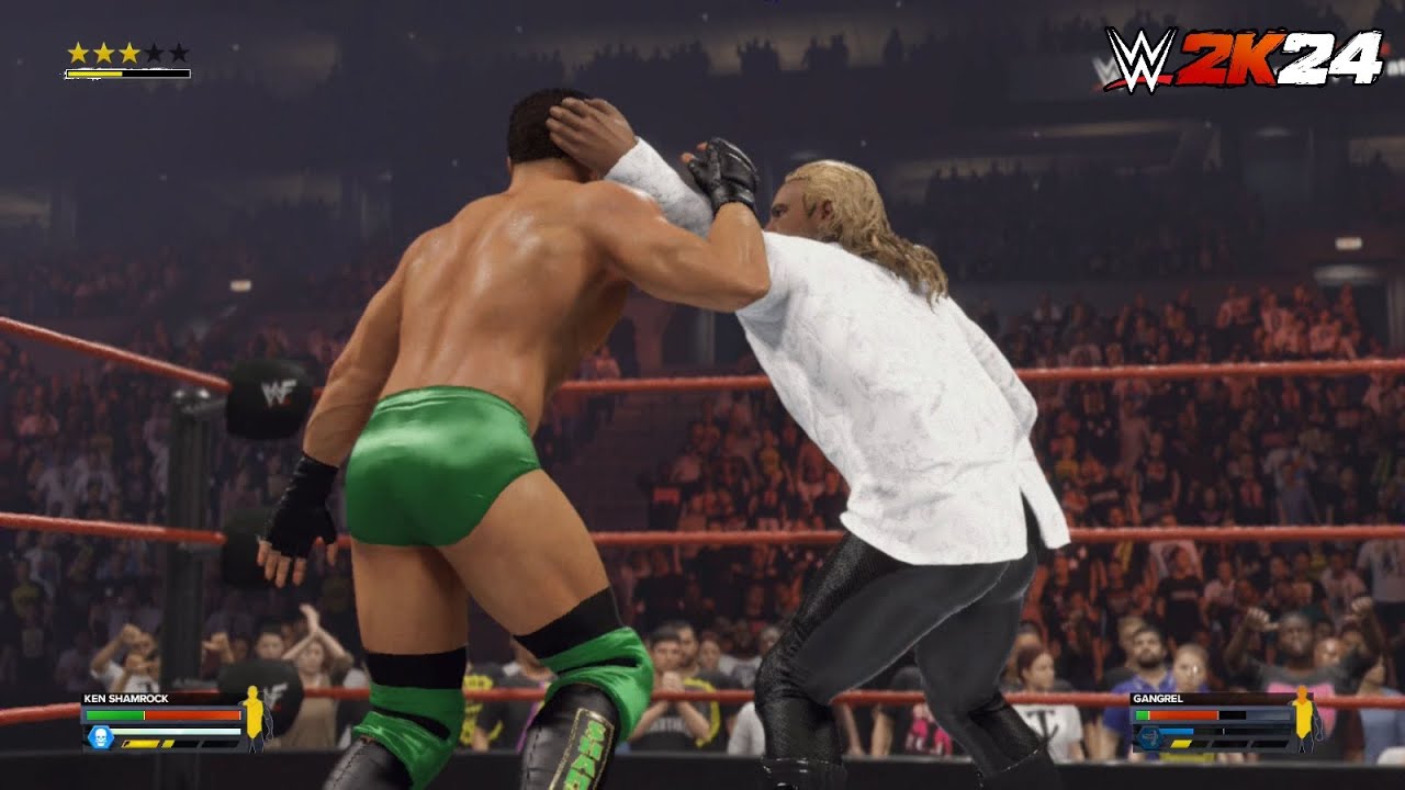 WWE 2K24 - Ken Shamrock vs. Gangrel | Raw Is War - YouTube