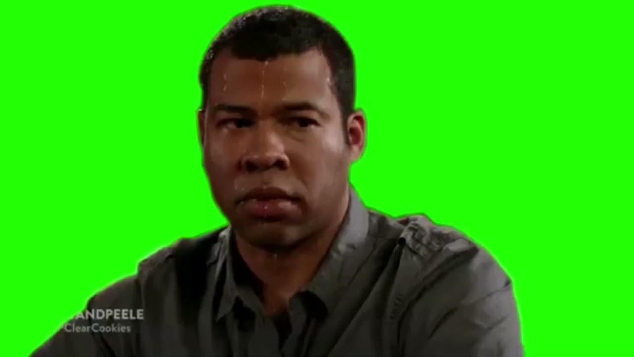 Guy sweating so hard meme green screen - YouTube