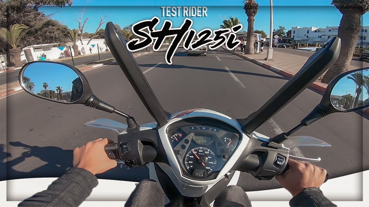 Imad Vlog - Test Ride Honda SH ROBOT | سكوتر SH 125i تجربة قيادة هوندا ...