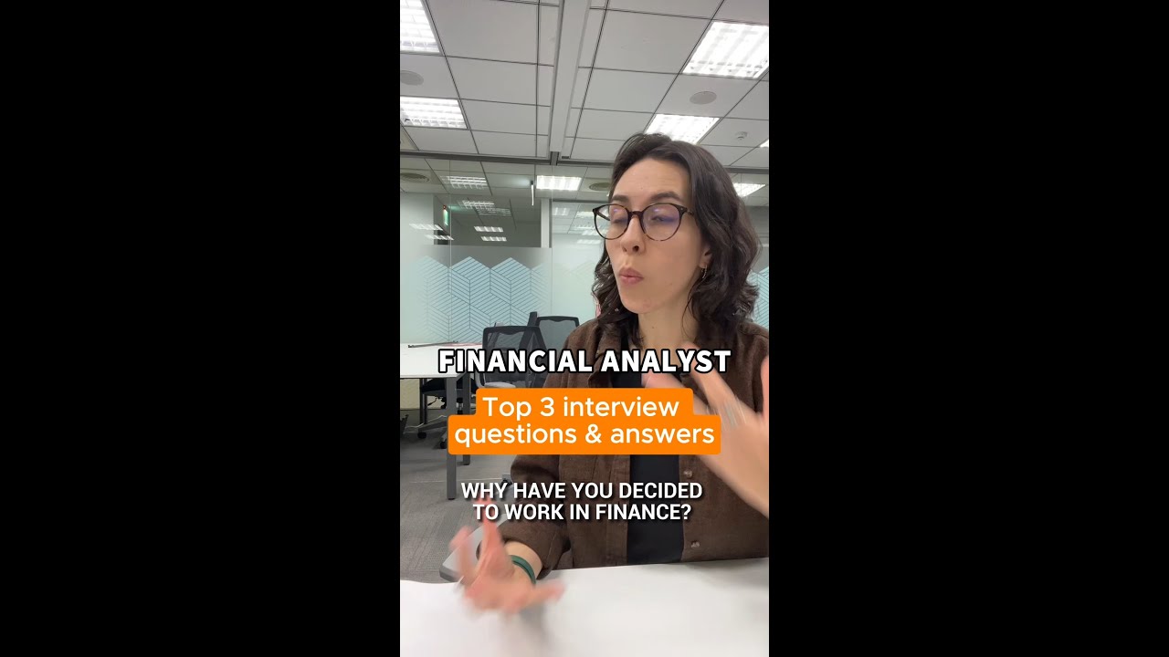 Financial Analyst: Top 3 Interview Questions & Answers - YouTube