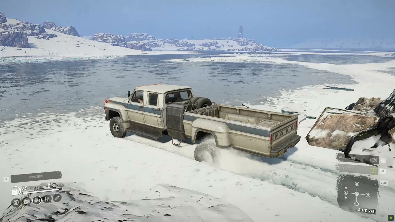 SnowRunner Upgrade Location AWD Ford F750 - YouTube