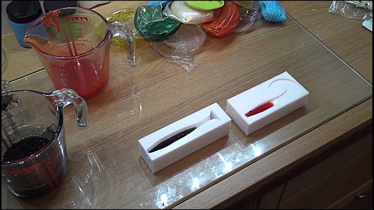 Making Soft Bait Lures Using Old Soft Plastic. www.lure-solutions.co.uk ...