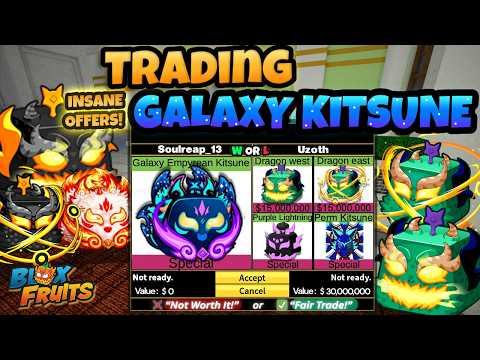 I Got INSANE Offers for My Galaxy Empyrean Kitsune After the Update in Blox Fruits! 😱🔥