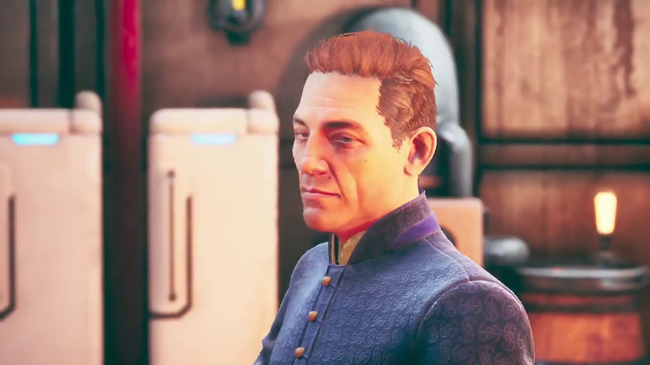 The Outer Worlds Get Vicar Companion on Ship - YouTube