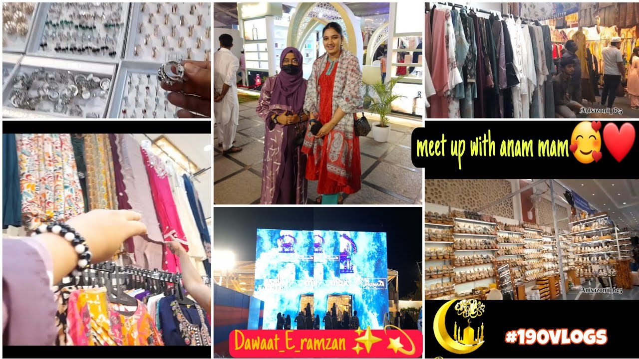 #190vlogs/part:-1|Dawaat_E_ramzan 💫| I meet up with anam mirzaaa mam🥰 ...