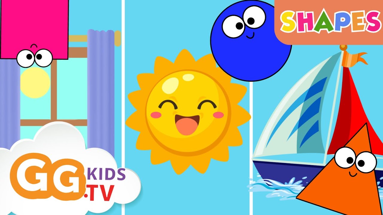 Learn Shapes | Circle, Square, Triangle & More for Kids - YouTube
