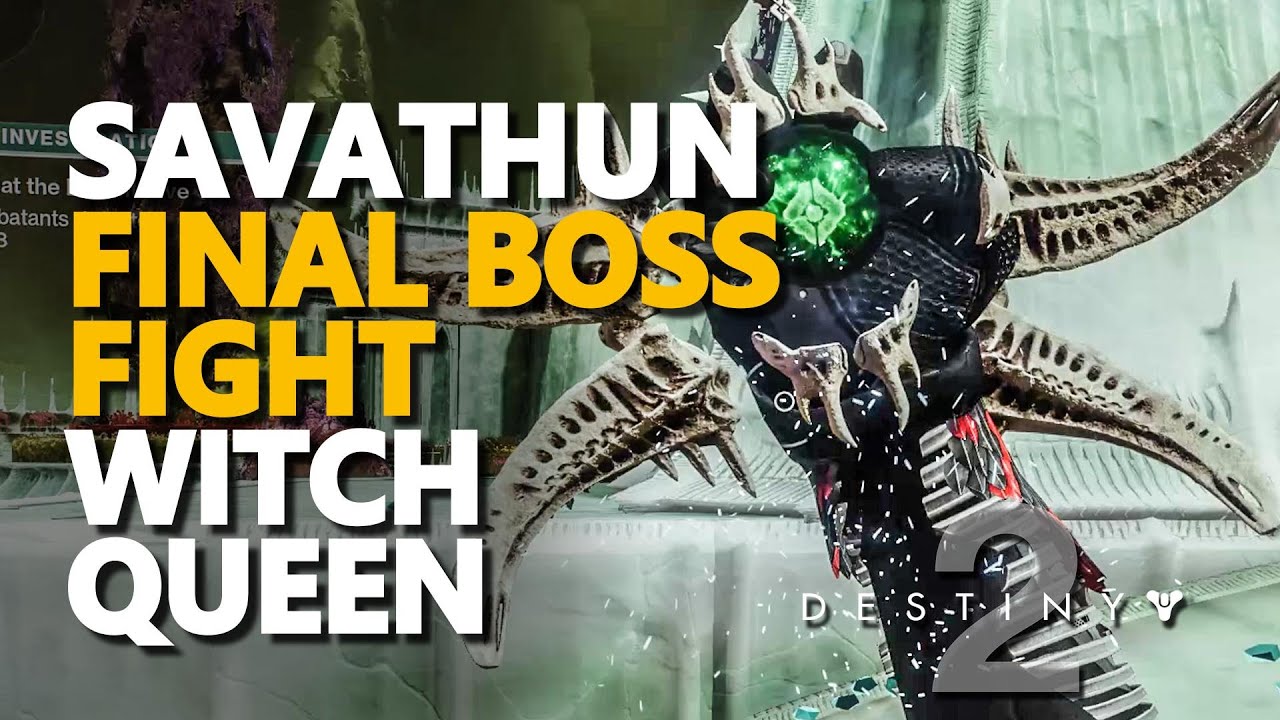 Savathun Witch Queen Final Boss Fight Destiny 2 - YouTube