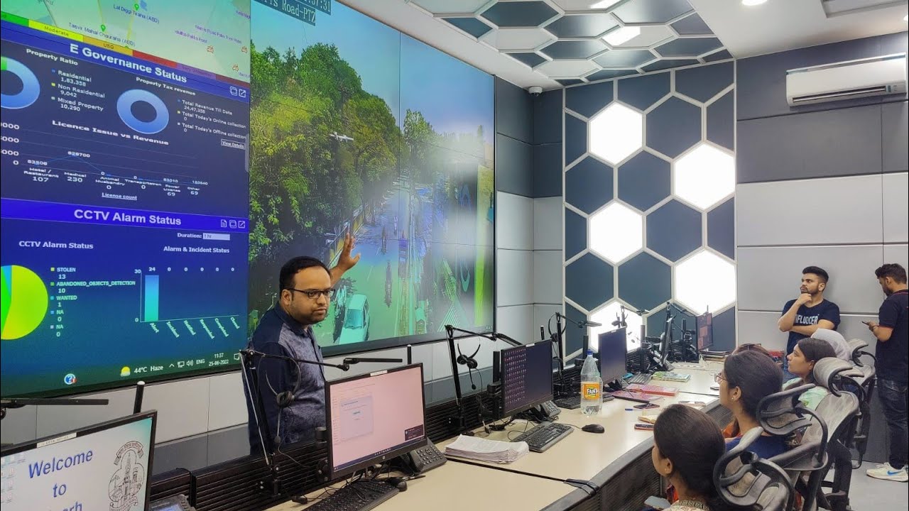 Integrated Control & Command Centre (ICCC) - Aligarh Smart City - YouTube