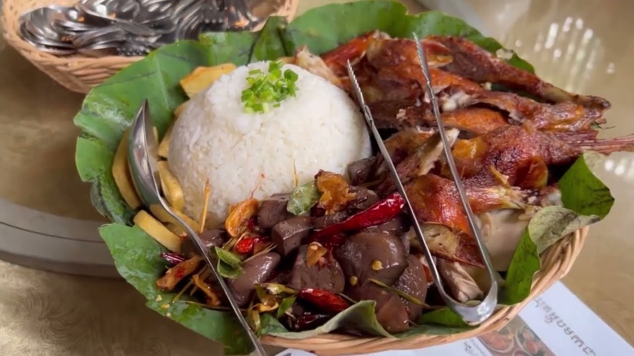 Cambodia traditional food in Angkor Wat | Food and travel cooking - YouTube