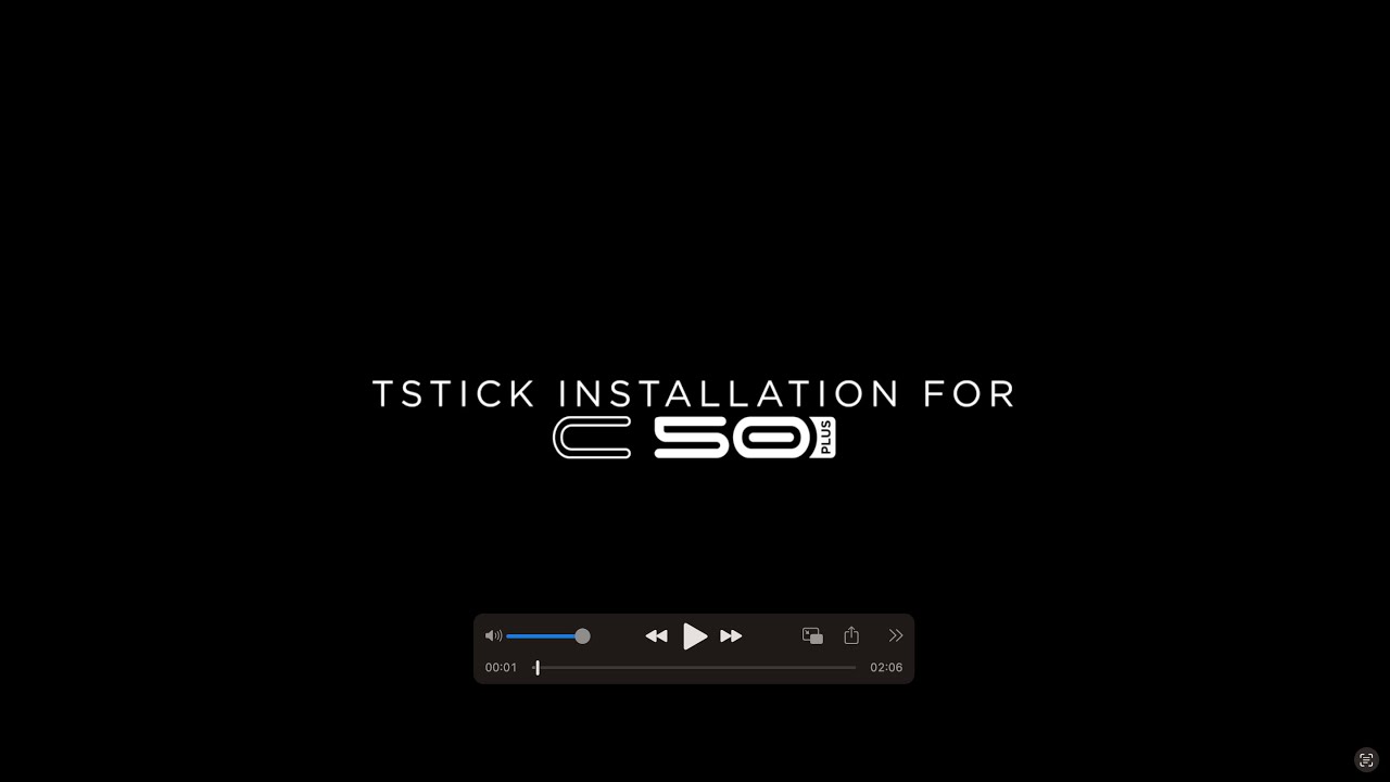 TStick Installation C50Plus - YouTube