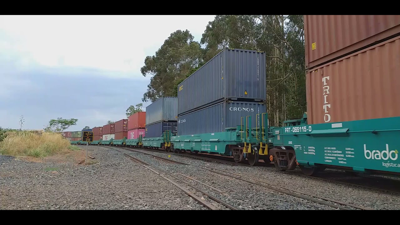 trem Double stack com a ac44i all 614 MAD MAX em ZVP - YouTube