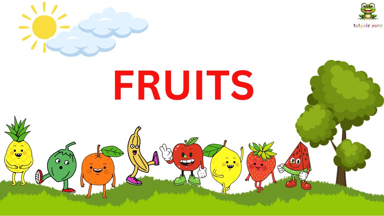 Fruits | Identify and learn names of fruits with pictures for kids ...