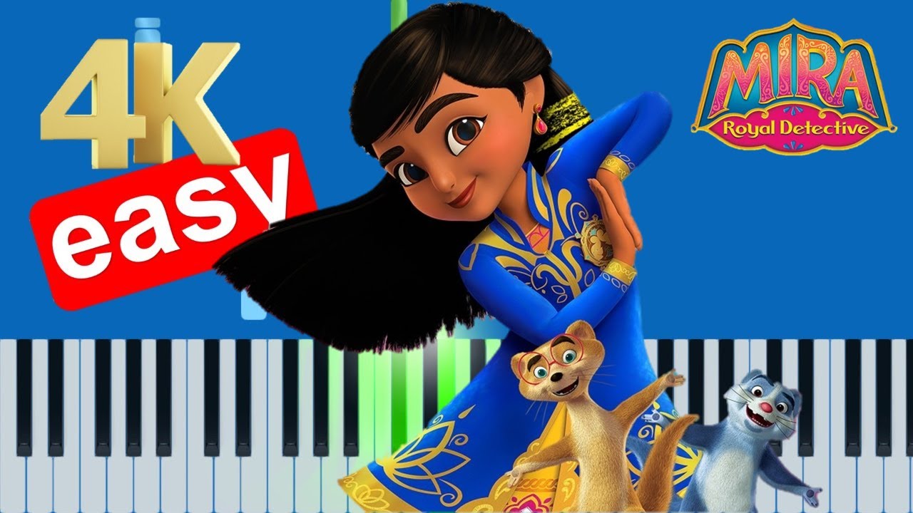 Mira, Royal Detective - We're On The Case (Slow Easy) Piano Tutorial 4K ...