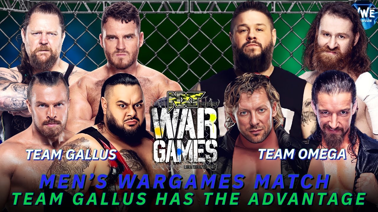 WWE 2K24 NXT WARGAMES: TEAM GALLUS VS. TEAM OMEGA INSIDE WARGAMES ...