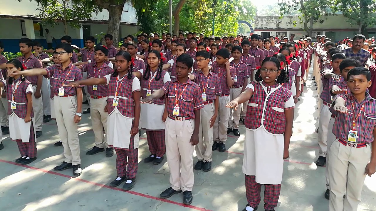 CCI Tandur DAV SCHOOL PLEDGE Vigilance Awareness Week 2018 - YouTube