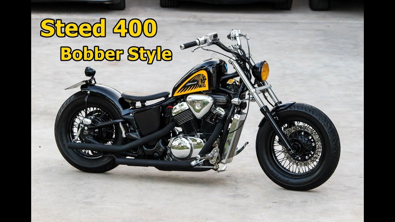 CTW Riders : Honda Steed 400 Bobber Style - SOLD - YouTube