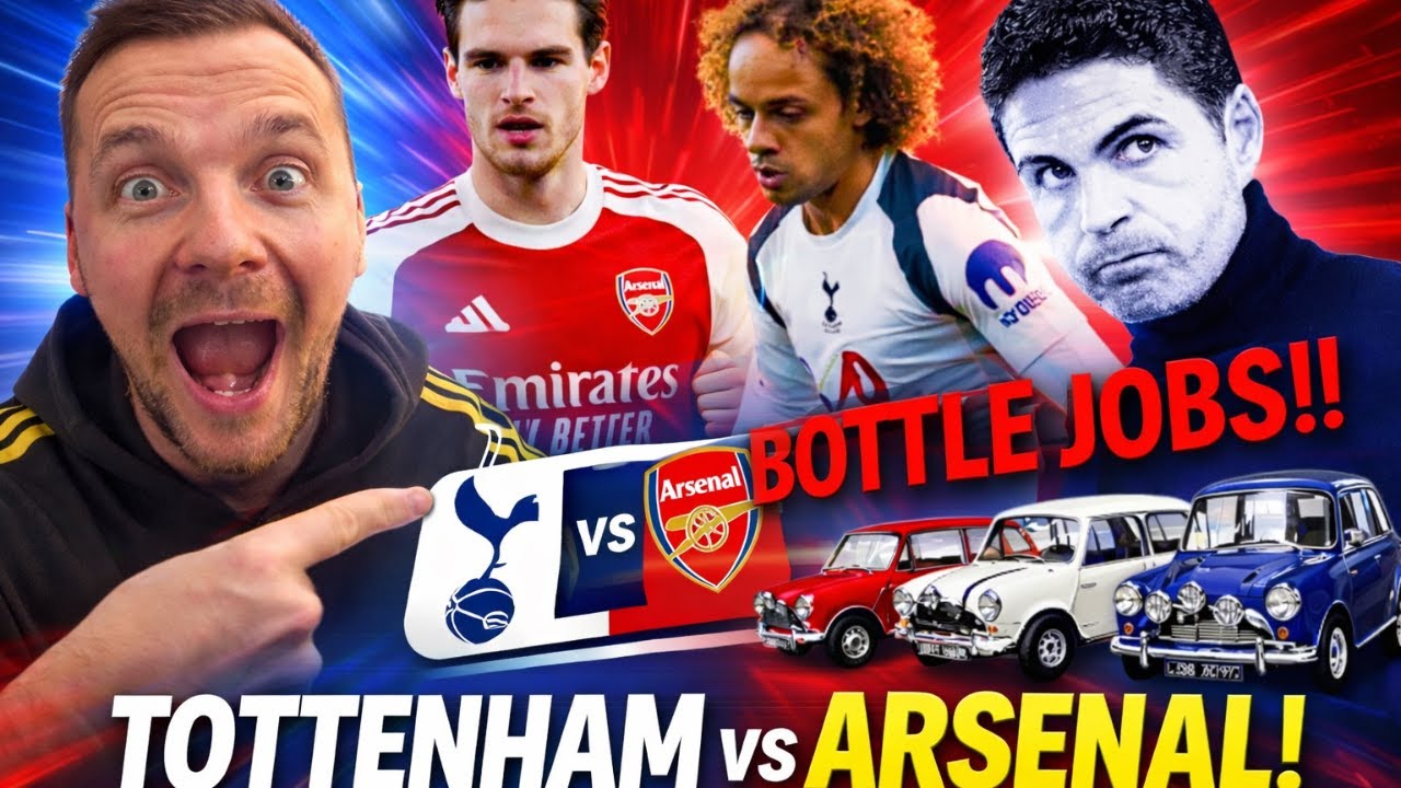 THE BOTTLE JOBS! LIVE WATCH ALONG!! ARSENAL VS SPURS!! - YouTube