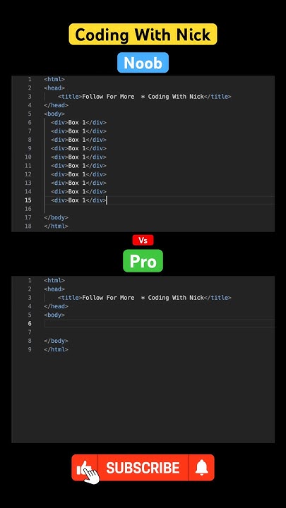 How Beginners Code Vs How Pros Code 👶 ️👨‍💻 Coding Html5 Css3 Csstricks Webdesigning Shorts