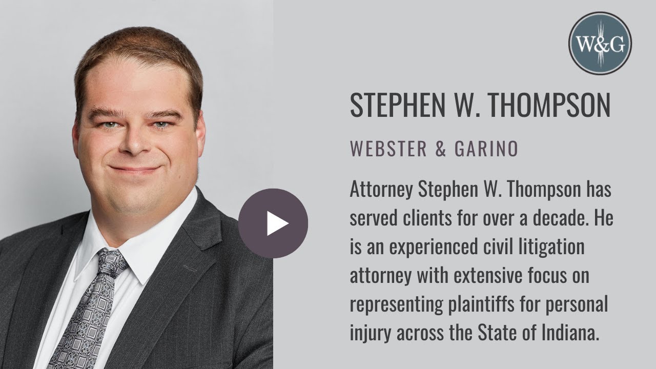 Meet Stephen Thompson | Attorney at Webster & Garino LLC Indiana Law ...