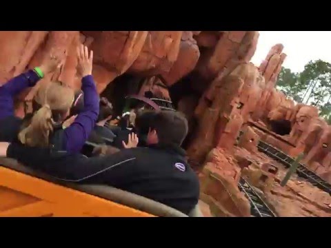 WDW Big Thunder Mountain Railroad full ride through POV in 4K